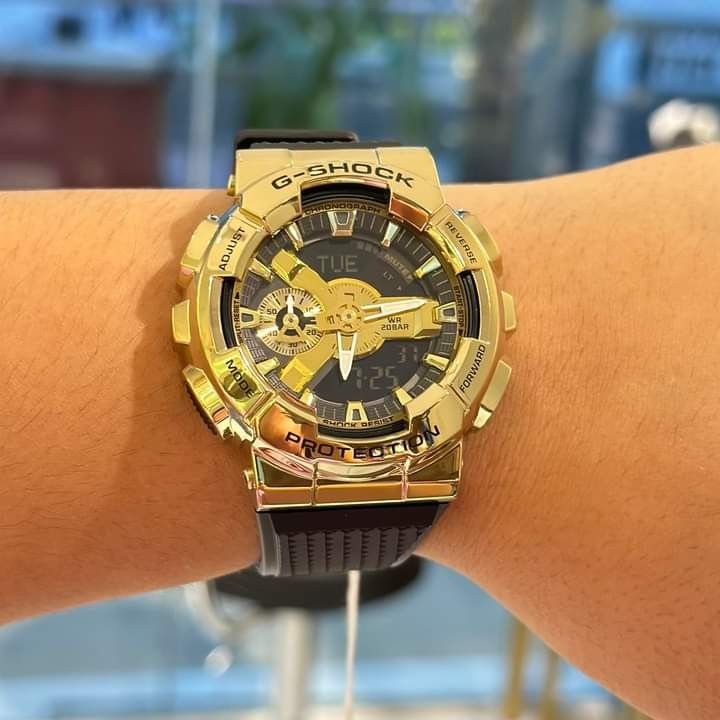 Gold Metal face for men on Carousell