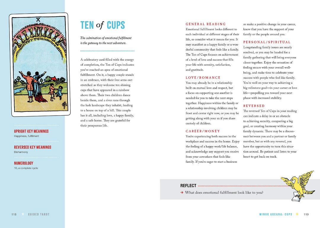 Guided Tarot: A Beginner's Guide to Card Meanings, Spreads, and ...