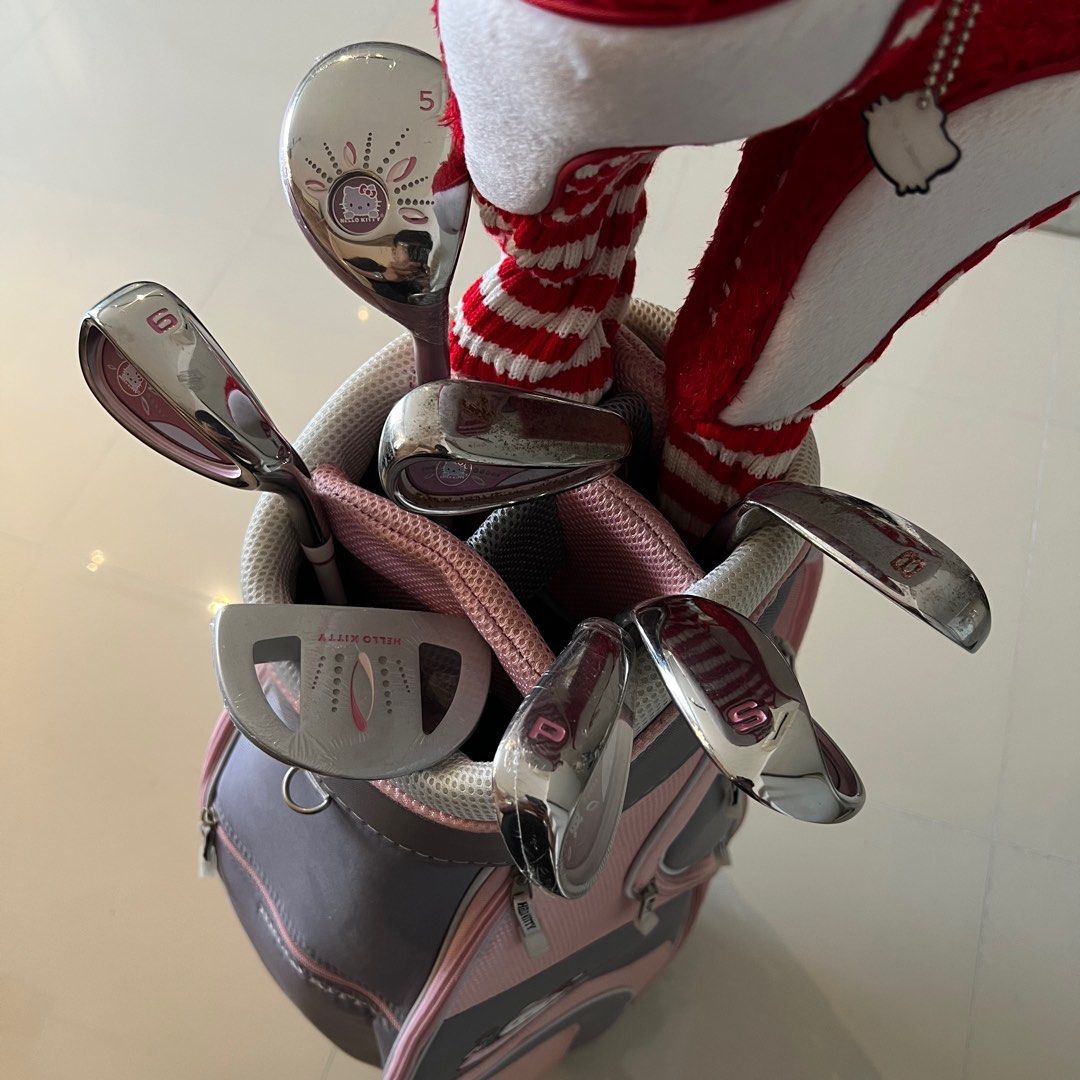 hello kitty golf set (10 piece full set), Sports Equipment, Sports ...