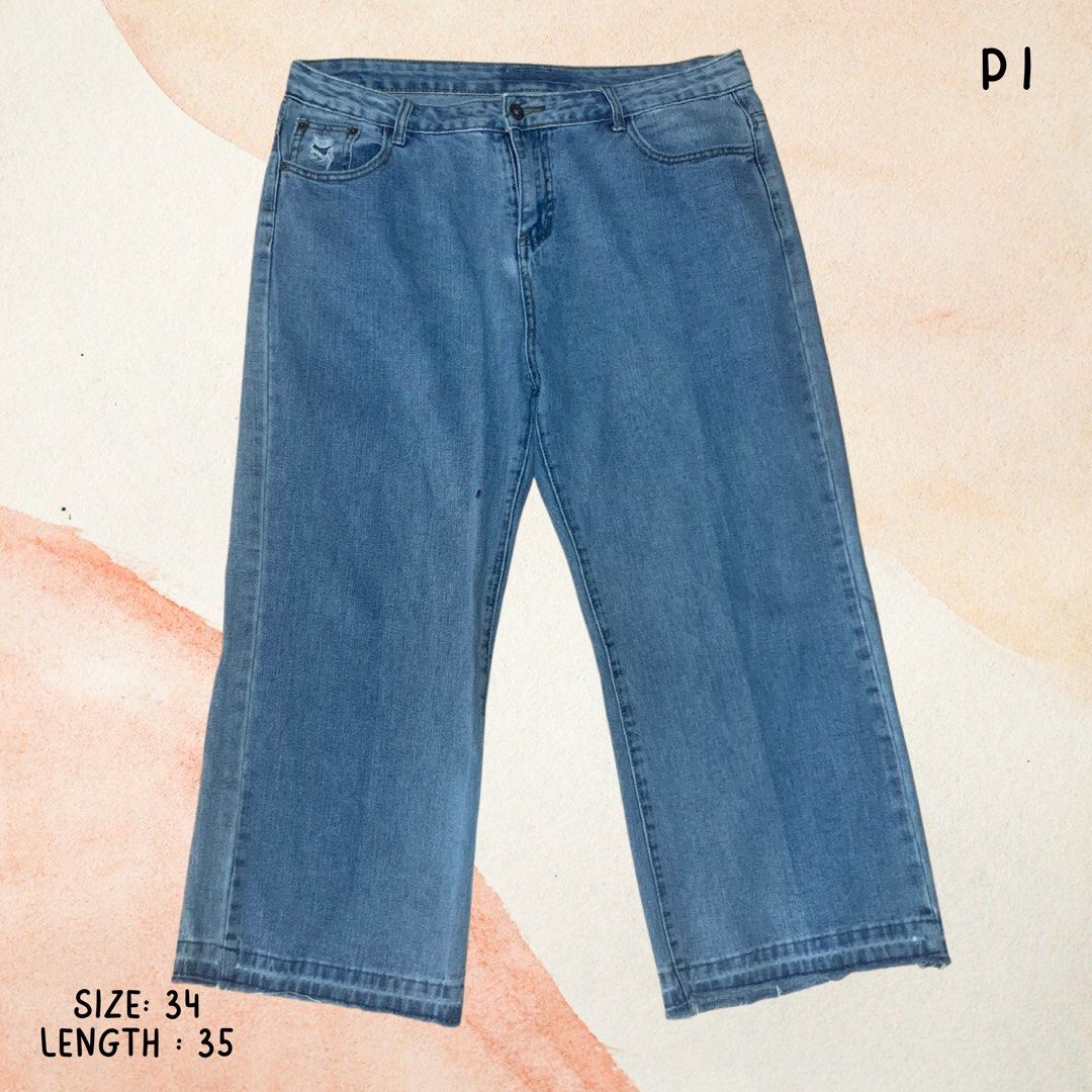 Plussize Highwaist Maong Jeans on Carousell