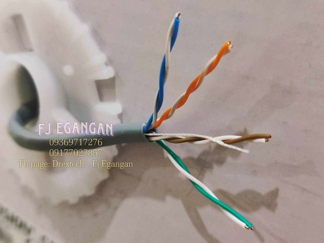 HIKVISION Cat5e UTP Cable Pure Copper 305M - White Grey, Computers ...