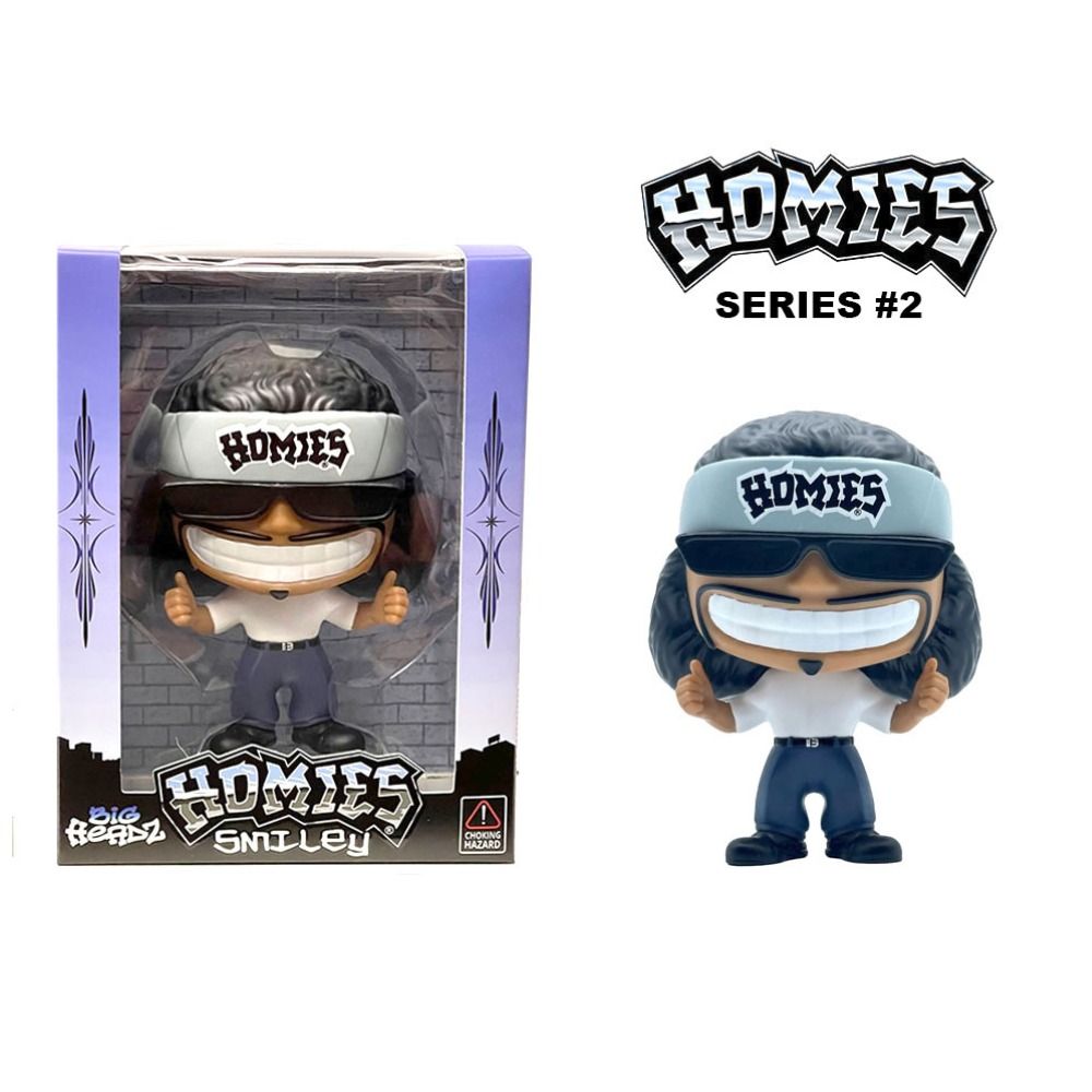 Homies 4.5″ Big Headz #08 Smiley Figure on Carousell