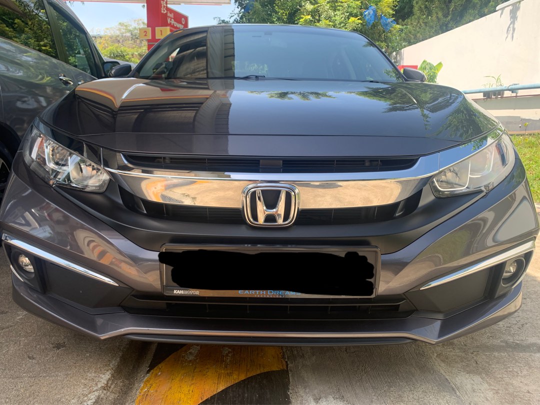 Honda Civic FC 10th GEN original stock bonnet & facelifted stock bumper ...