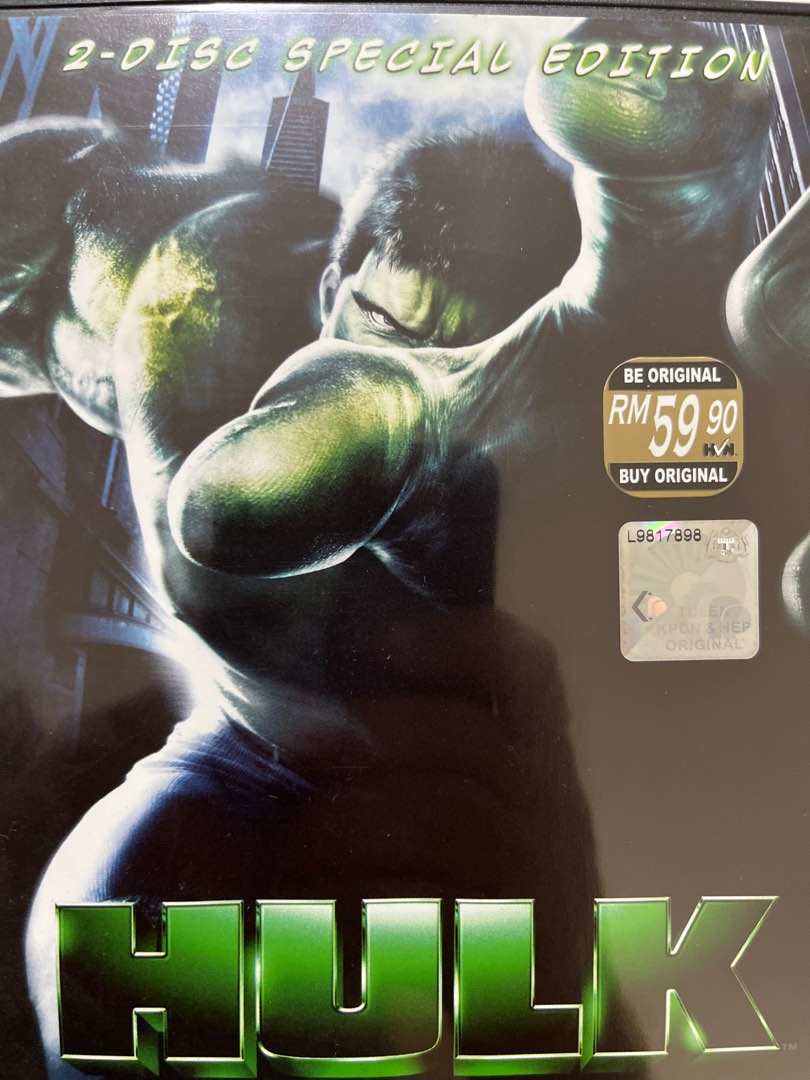 HULK SPECIAL EDITION 2 DVD SET, Hobbies & Toys, Music & Media, CDs & DVDs on Carousell