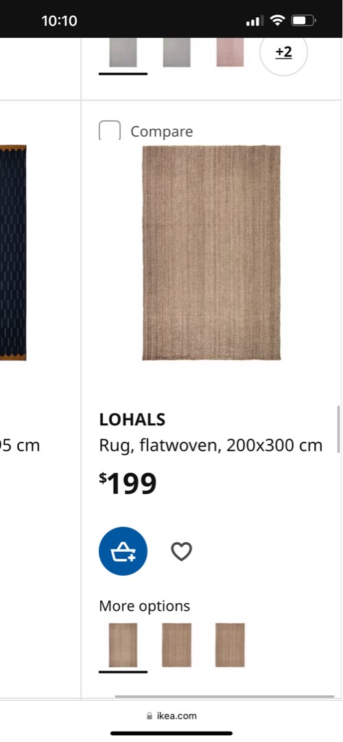 Ikea lohals rug, Furniture & Home Living, Home Decor, Carpets, Mats ...