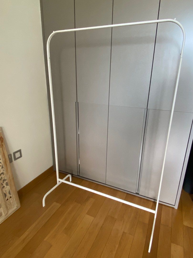 IKEA MULIG Clothing Rack / Clothes Rack white, Furniture & Home Living, Furniture, Other Home ...