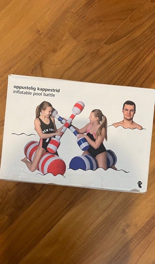 Inflatable Pool Battle Float, Hobbies & Toys, Toys & Games on Carousell