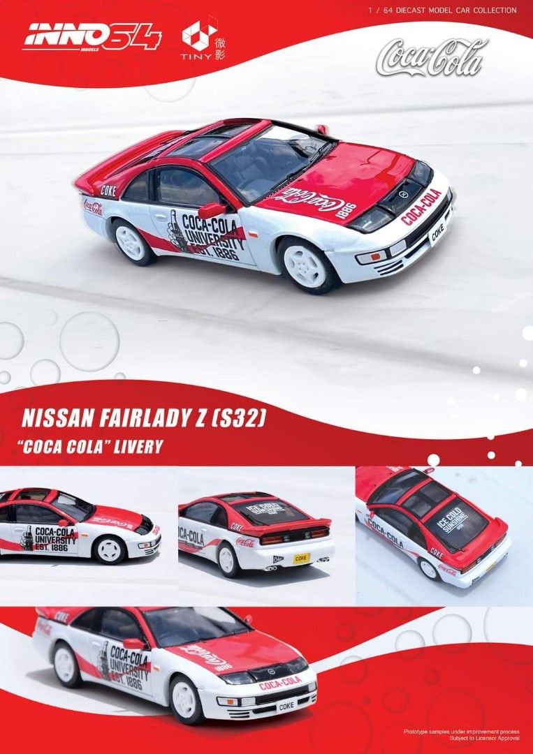 INNO64 X TINY HK X Coca-Cola A: HONDA CITY TURBO II "Coca-Cola" Livery ...