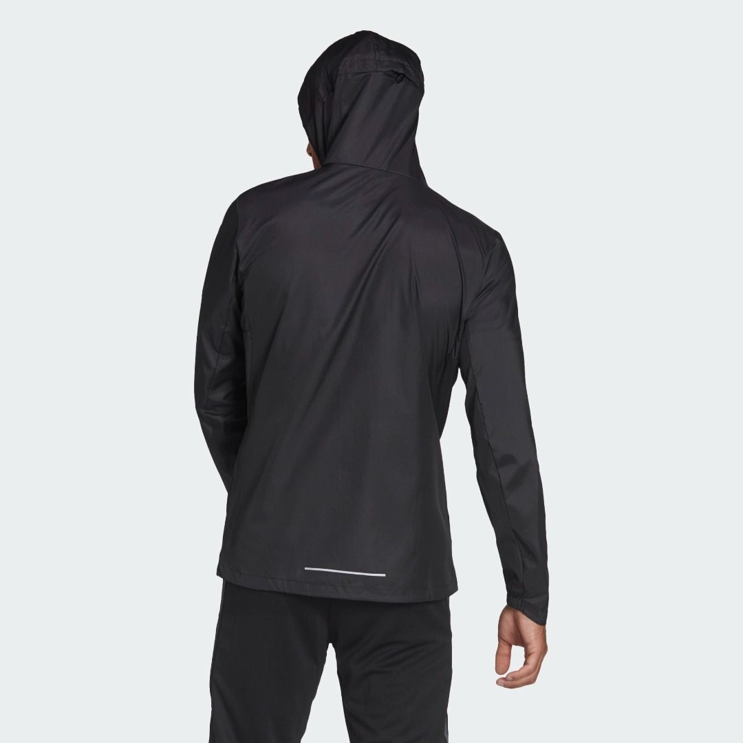 Jaket Trail Running Pria Adidas Own The Run Hoodie Jacket Original ...