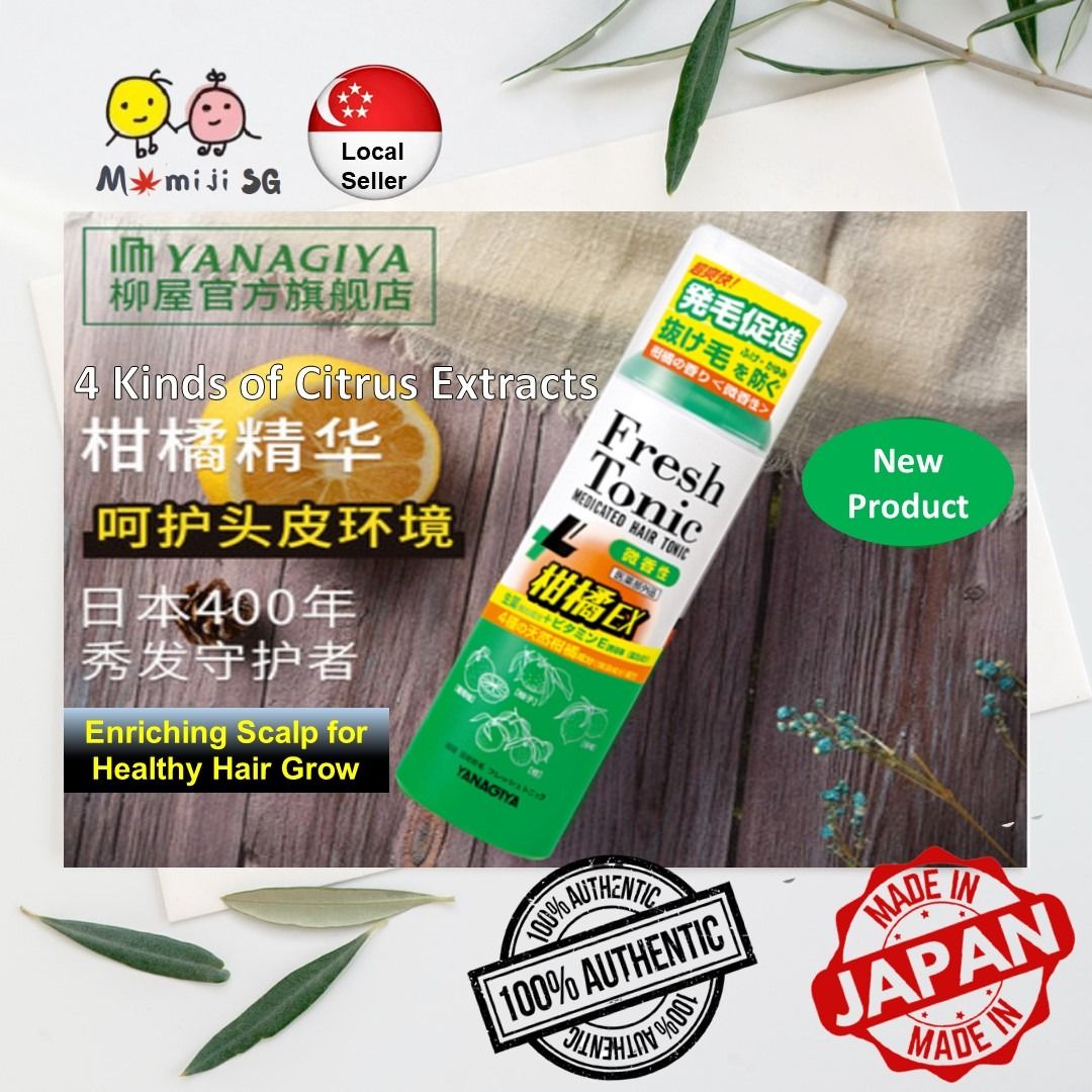 Japan Yanagiya Medicinal Hair Growth Fresh Tonic Citrus EX Fresh Citrus ...