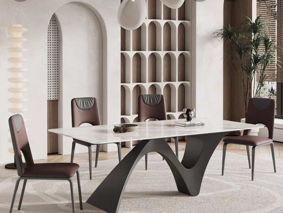 JaV Dining Table Set, Furniture & Home Living, Furniture, Tables & Sets ...