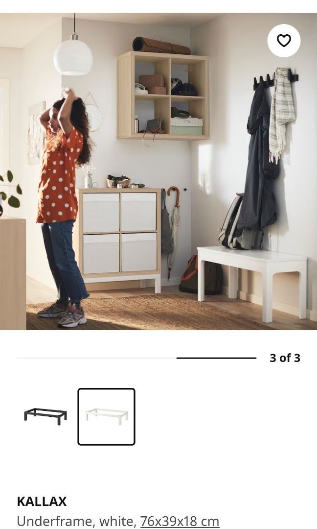 Kallax underframe, Furniture & Home Living, Furniture, Shelves ...