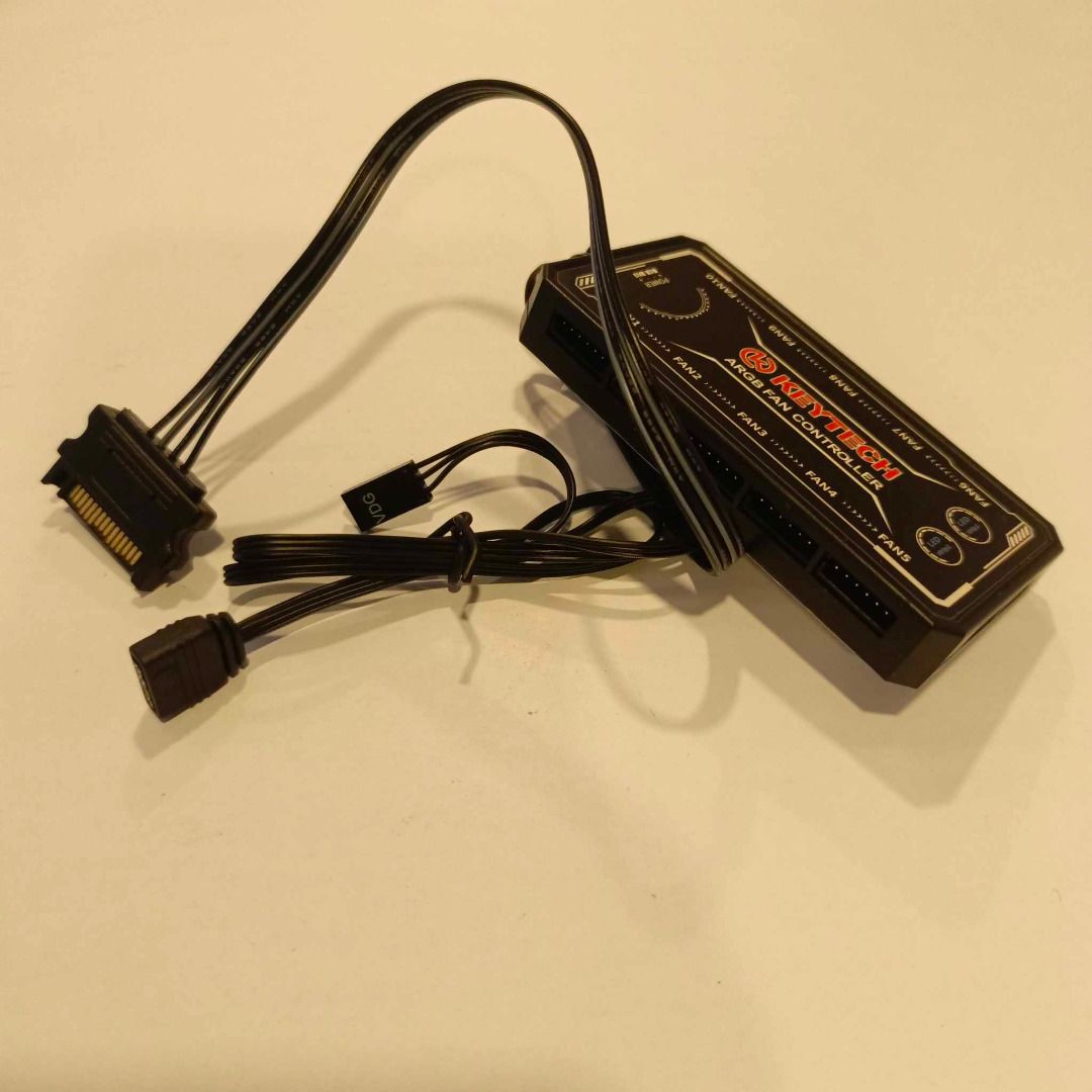 KEYTECH STORM X3 3IN1 ARGB FAN CONTROLLER, Computers & Tech, Parts ...