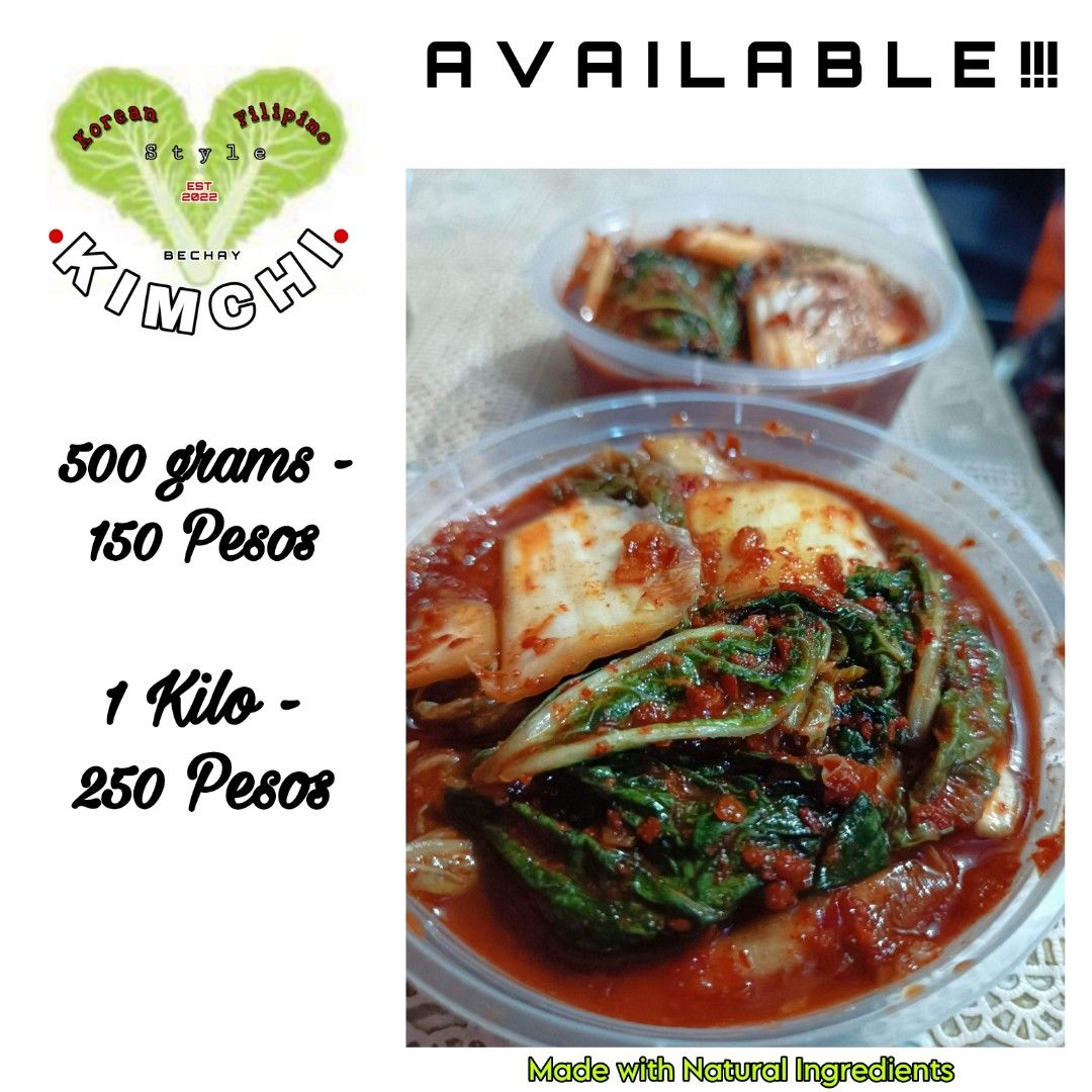 KOREAN FILIPINO STYLE KIMCHI, Food & Drinks, Fresh Produce on Carousell