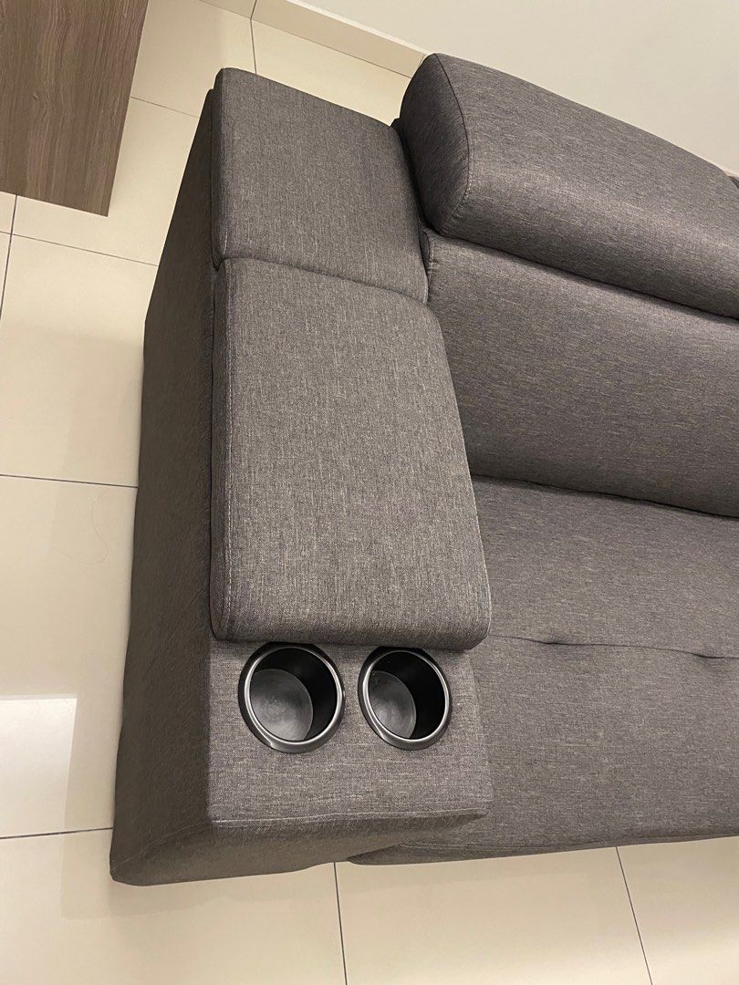 L Shape Sofa 8ft, Furniture & Home Living, Furniture, Sofas on Carousell