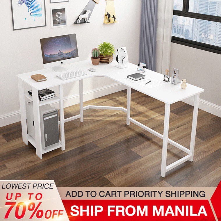 L shaped Table on Carousell