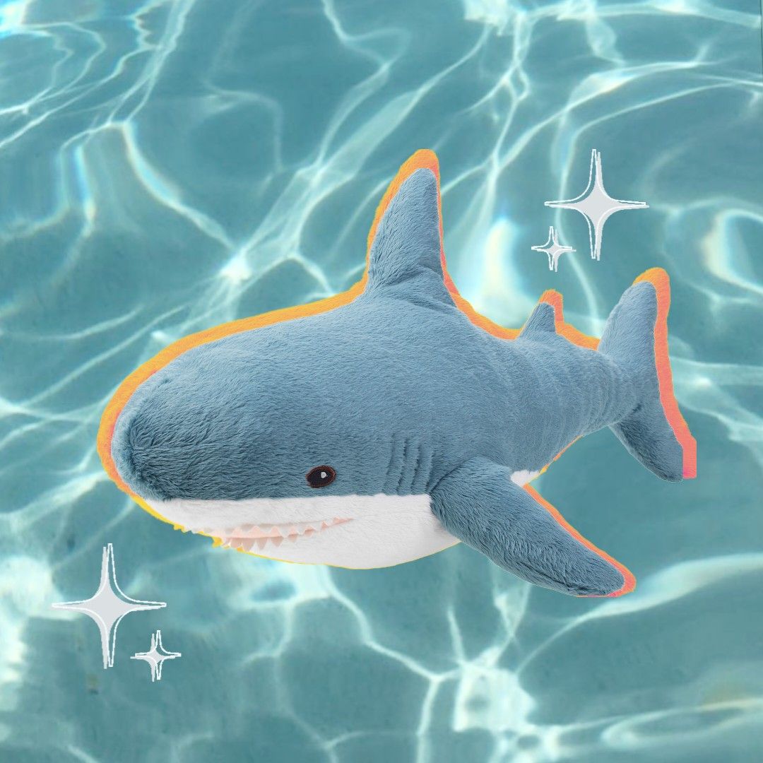 Large Blahaj Ikea Shark Plush Toy, Hobbies & Toys, Toys & Games on ...