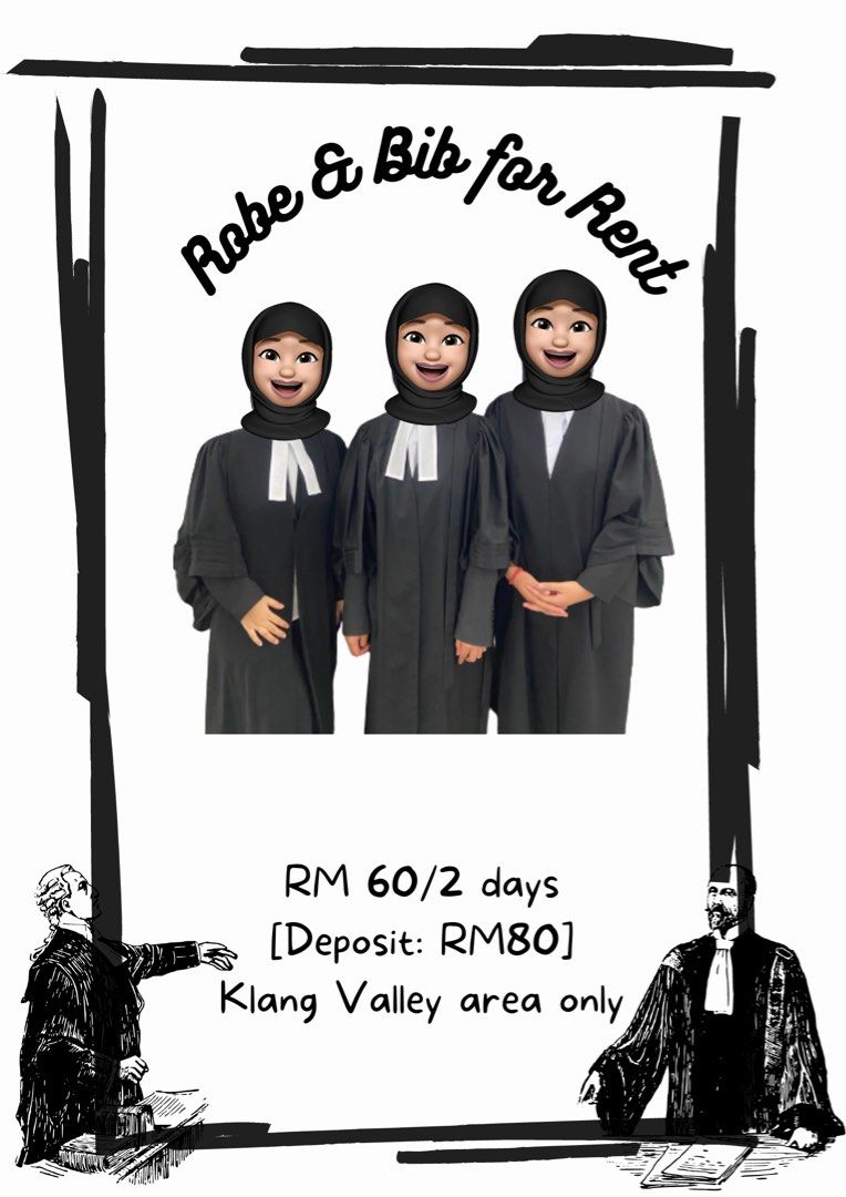 Lawyer's Robe & Bib (Female), Women's Fashion, Coats, Jackets and ...