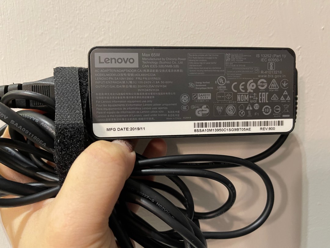 Lenovo laptop Adaptor, Computers & Tech, Parts & Accessories, Cables ...