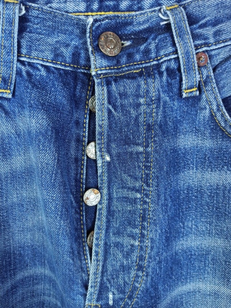 Levis 501xx 1947 repro selvedge denim pants, Luxury, Apparel on Carousell