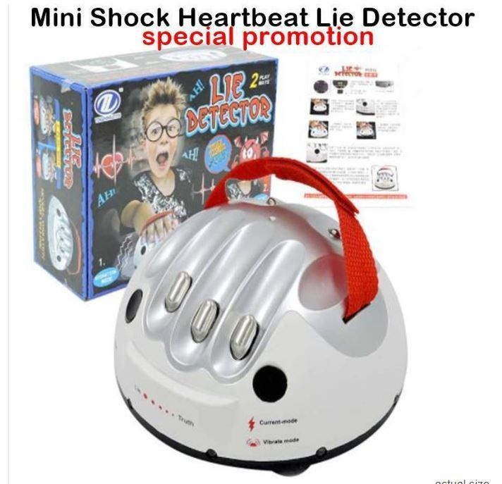 Lie Detector Test Adult Adjustable Party Bar Fun Game Toy Electric ...