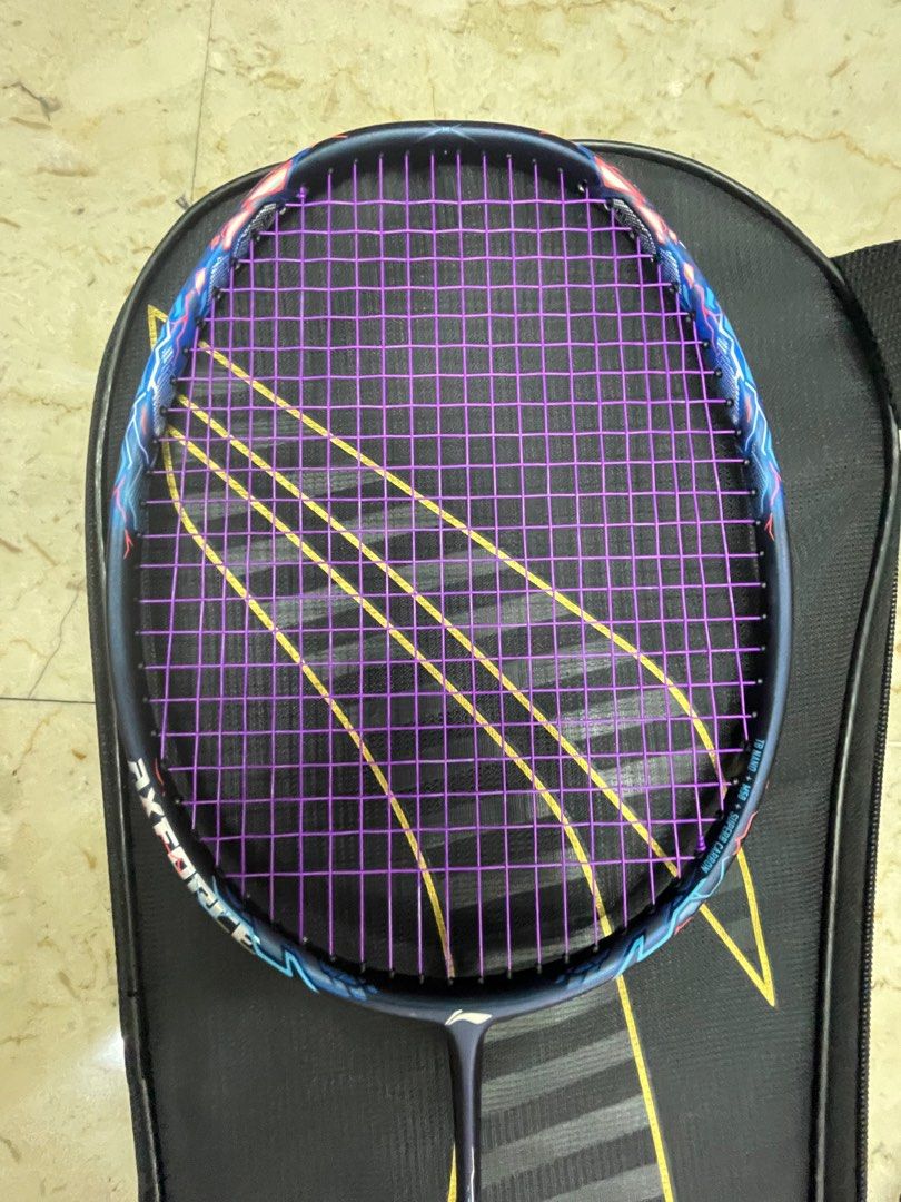 LiNing Axforce 90 Max Dragon 3U Badminton Racket, Sports Equipment ...