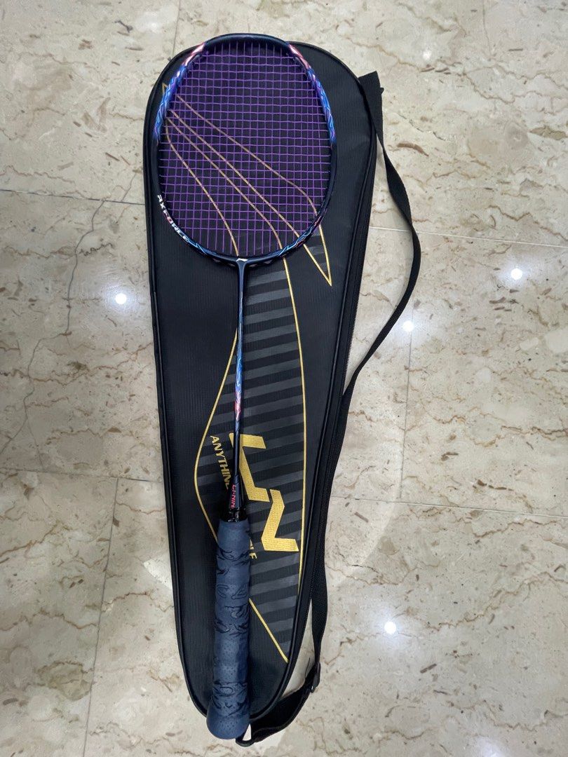 LiNing Axforce 90 Max Dragon 3U Badminton Racket, Sports Equipment ...