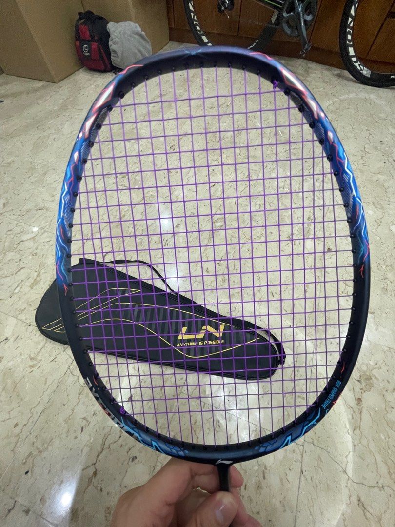 LiNing Axforce 90 Max Dragon 3U Badminton Racket, Sports Equipment ...
