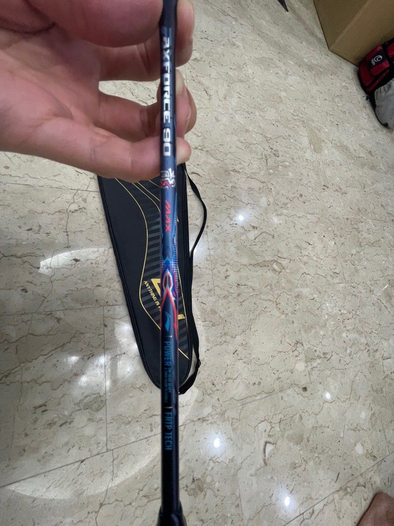 LiNing Axforce 90 Max Dragon 3U Badminton Racket, Sports Equipment ...
