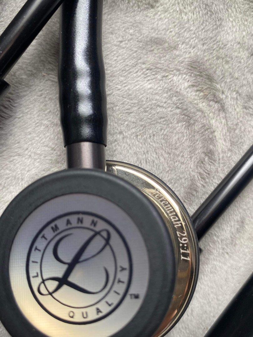 3M Littmann Classic III (Black/Champagne) with Engraving, Health ...