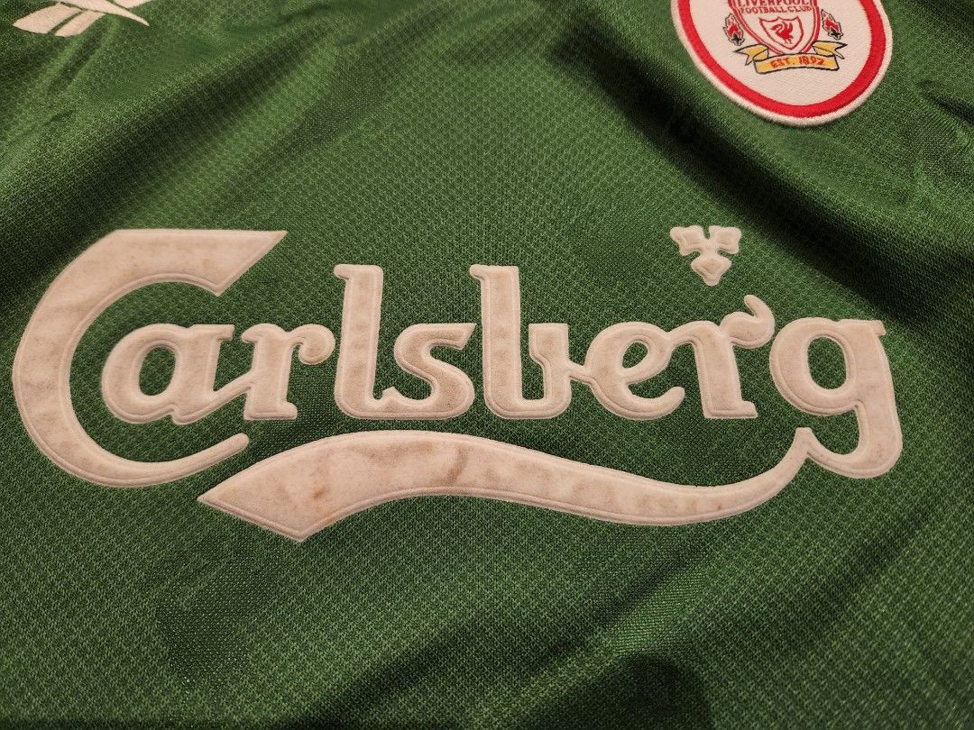 Liverpool FC Green Vintage Goalkeeper Jersey, Men's Fashion, Activewear ...