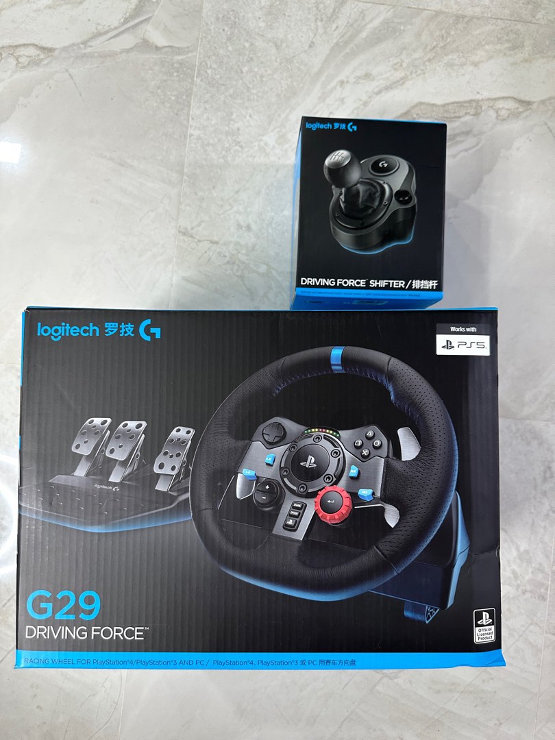 Logitech G29 + Shifter Set, Video Gaming, Gaming Accessories ...