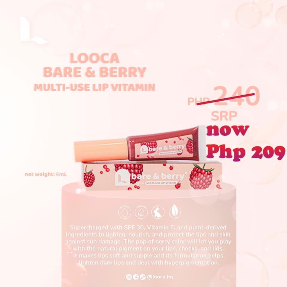 Looca Bare & Berry Multi-Use Lip Vitamin on Carousell