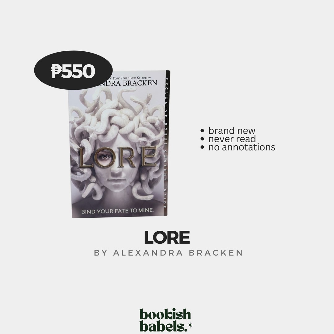 Lore, Hobbies & Toys, Books & Magazines, Fiction & Non-Fiction on Carousell