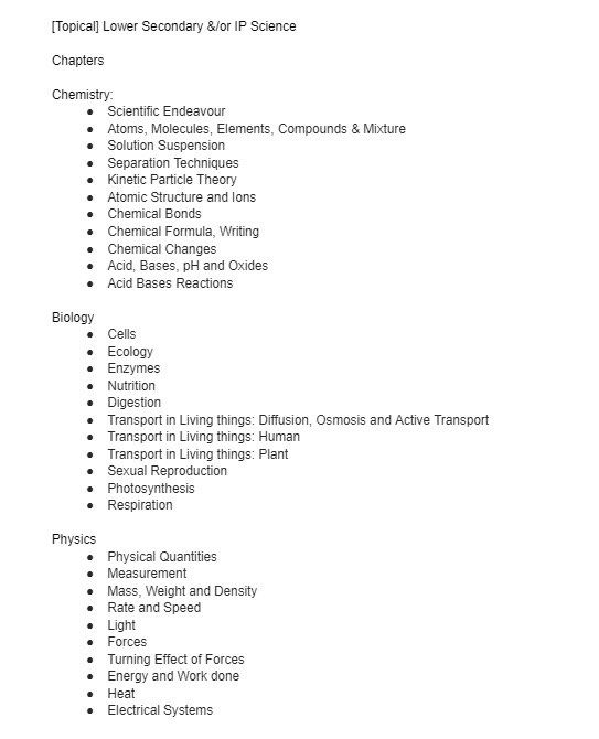 Lower Secondary Science Study Notes, Hobbies & Toys, Books & Magazines ...