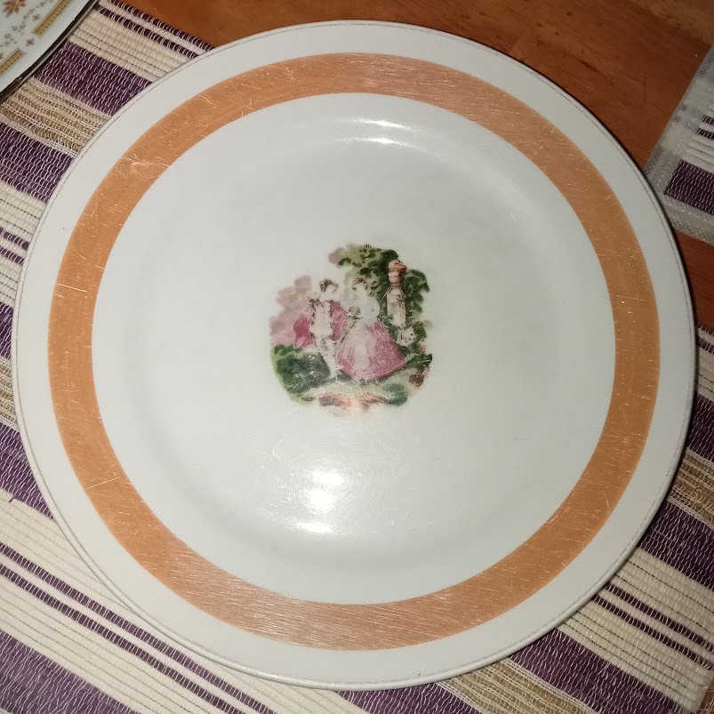 LUCKY Made in the Philippines Plate Dish Vintage European Design on ...