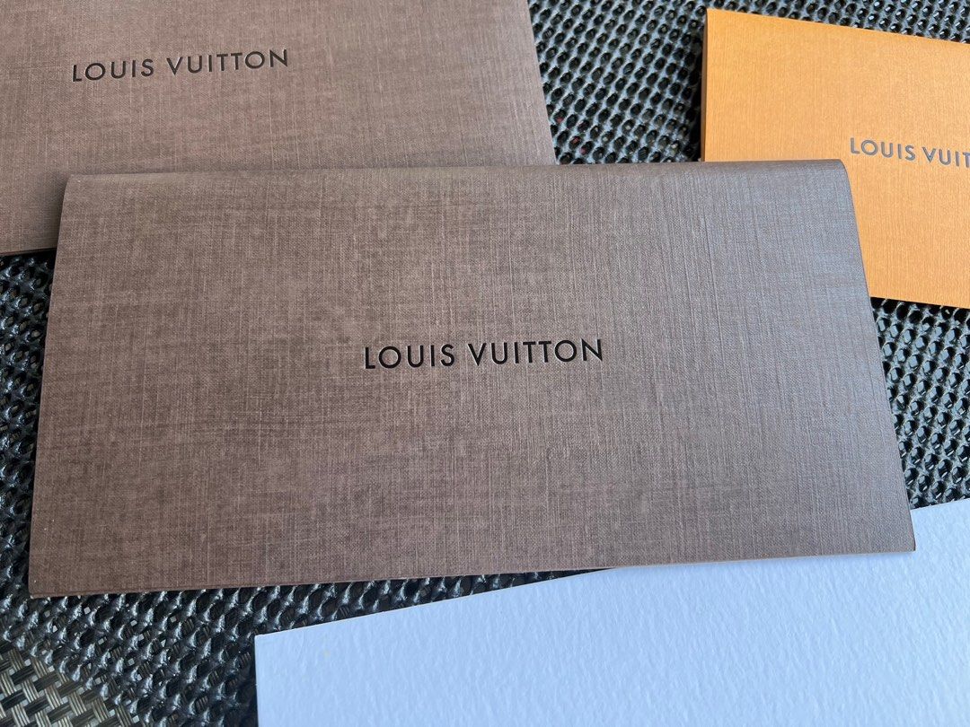 LV / Cartier receipt holder envelope, Luxury, Accessories on Carousell