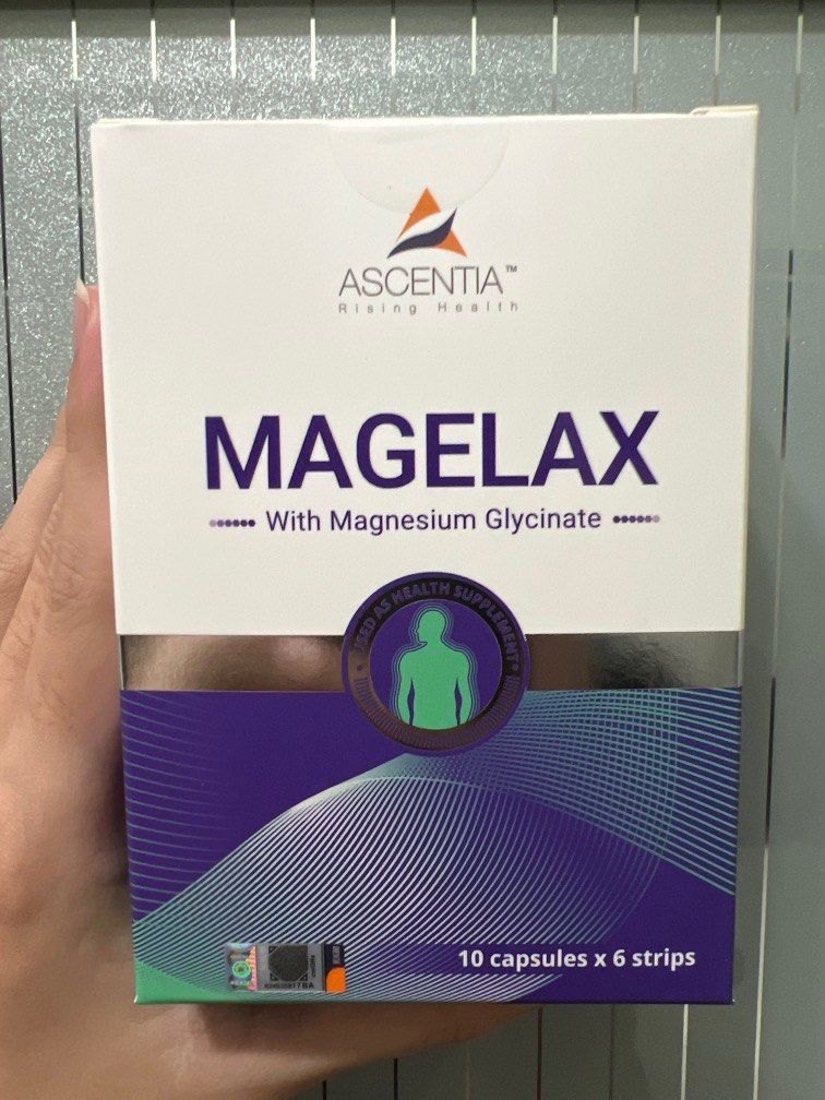 Magelax Magnesium Glycinate, Health & Nutrition, Health Supplements ...