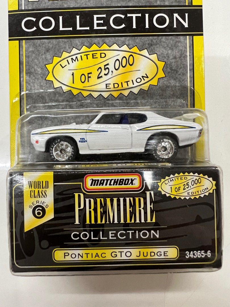 Matchbox Premiere Collection Limited Edition Pontiac GTO Judge (White ...