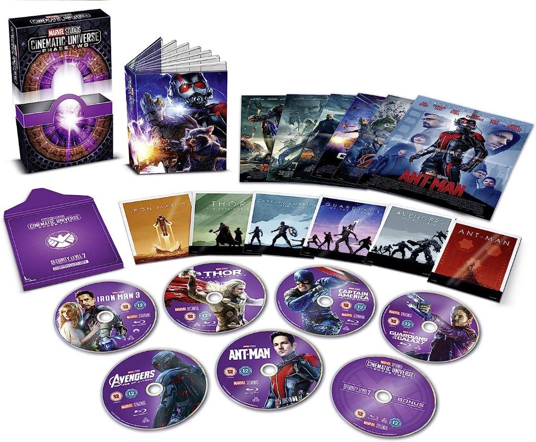 MCU PHASE 2 - Marvels Cinematic Universe Phase Two Blu-Ray [Blu-Ray ...