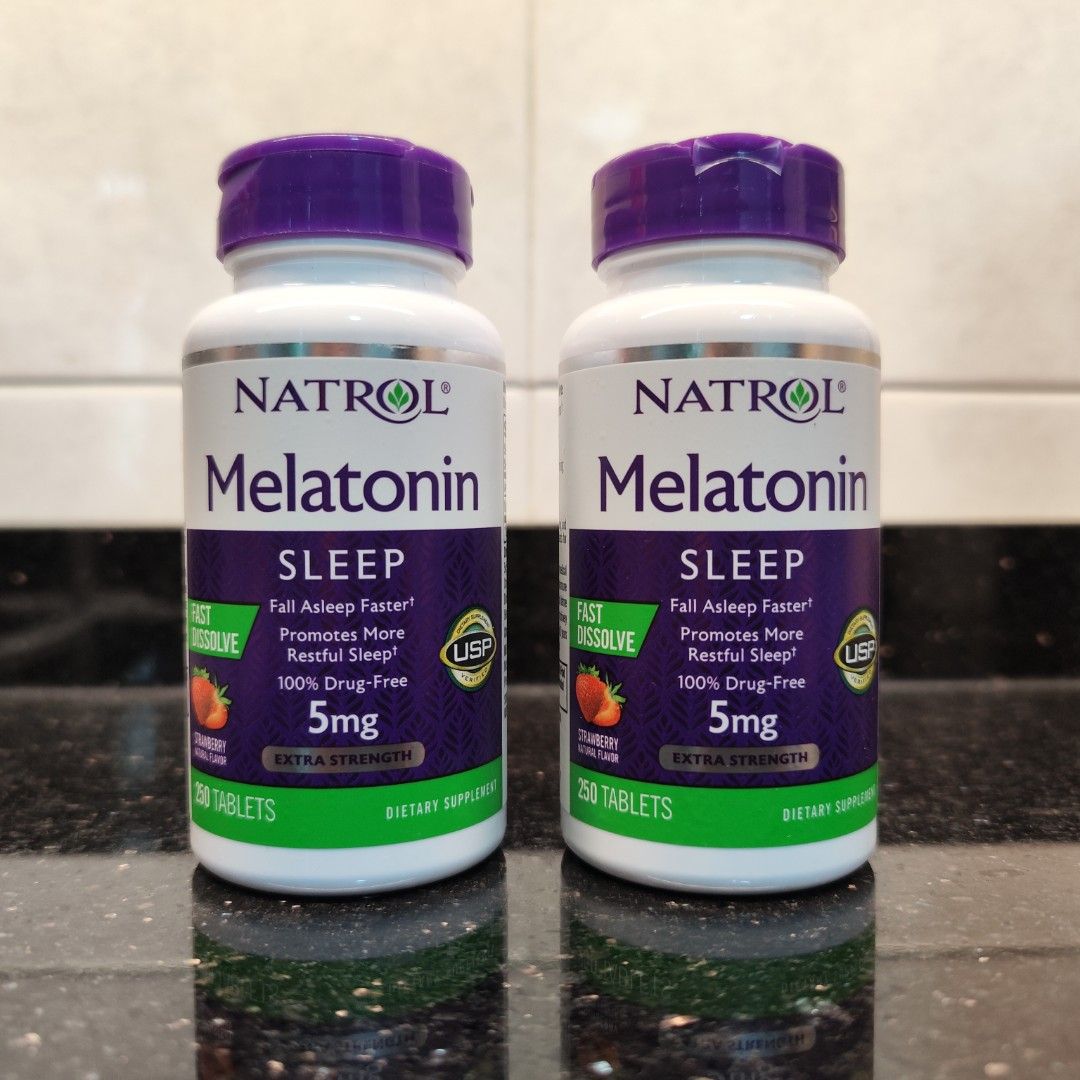 #Melatonin #5mg 250 Tables #Natrol Extra Strength, Health & Nutrition ...