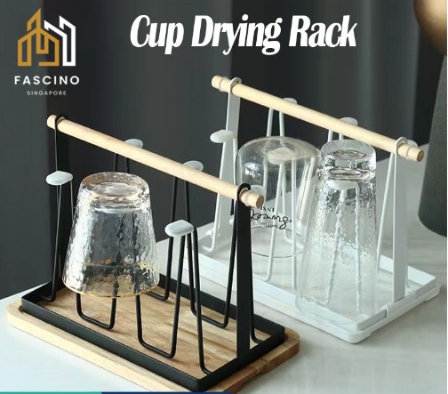 Metal Cup Drying Rack Stand Glass Bottle Drying Organizer with ...