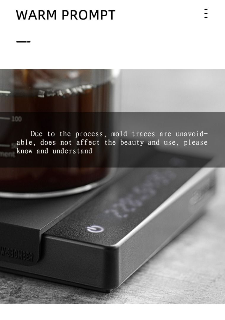 MHW-3Bomber Cube 2.0 & 2.0 Mini Coffee Scale, TV & Home Appliances, Kitchen Appliances, Coffee ...