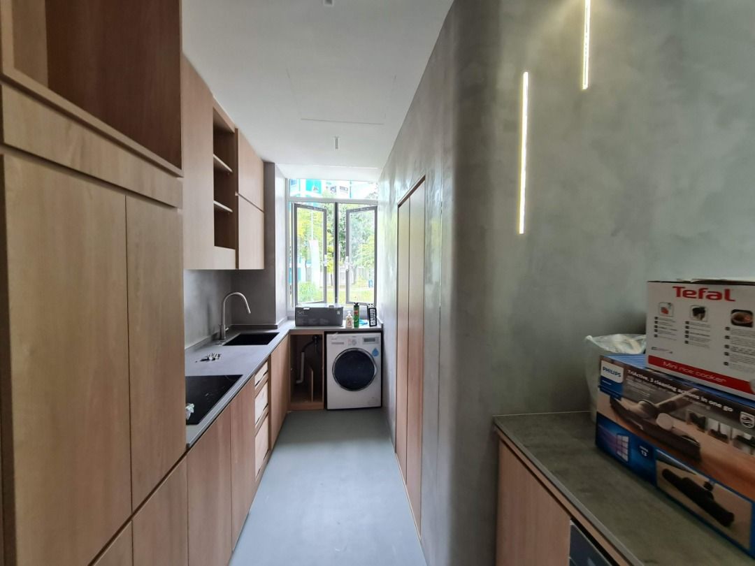 Microcement Wall and Flooring | Micro-Cement Application | Microcement Wabi Sabi Effect | HDB ...