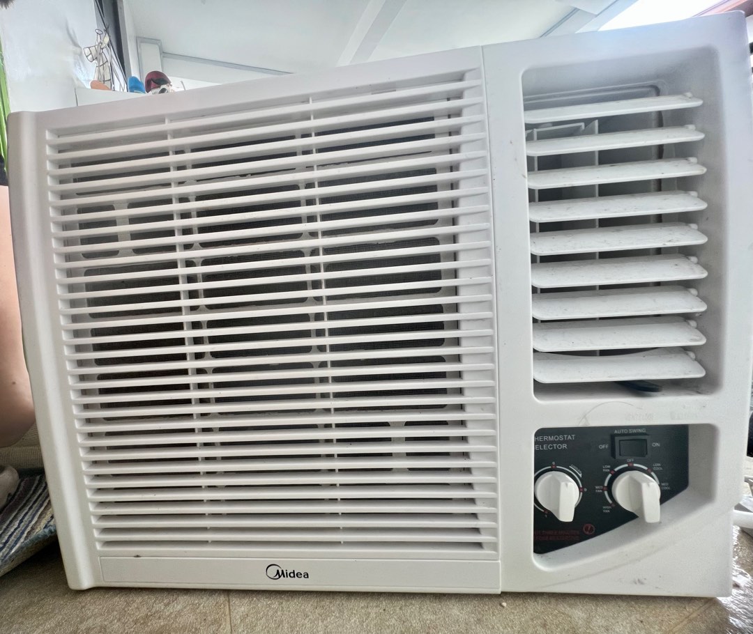 Midea 1hp window type ac, TV & Home Appliances, Air Conditioning and ...