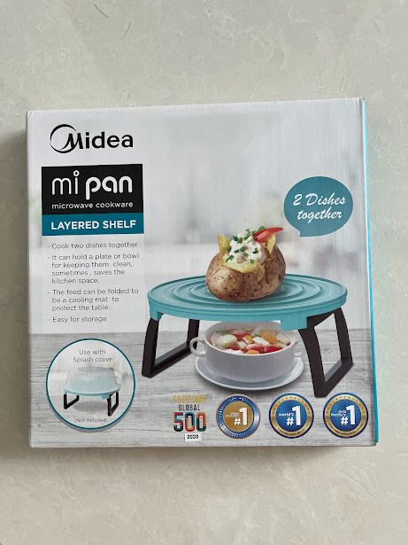 Midea mi pan microwave cookware layered shelf, Furniture & Home Living ...