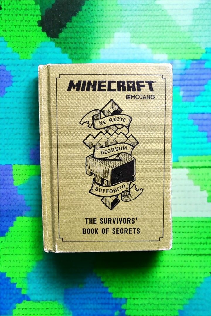 Minecraft Survivors Book of secrets vintage Minecraft book collectible ...