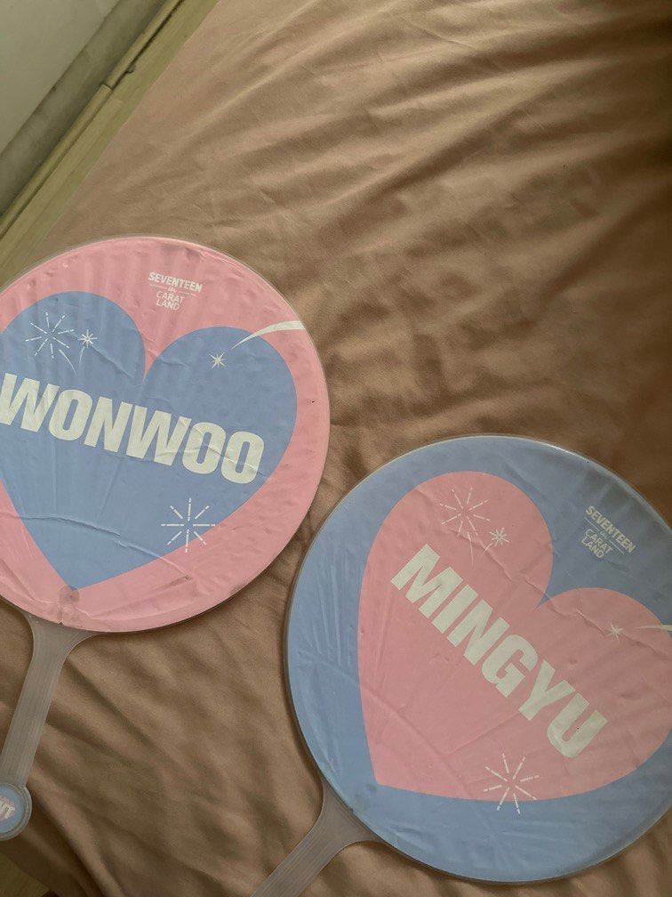 Mingyu and Wonwoo Official Uchiwa/Picket on Carousell