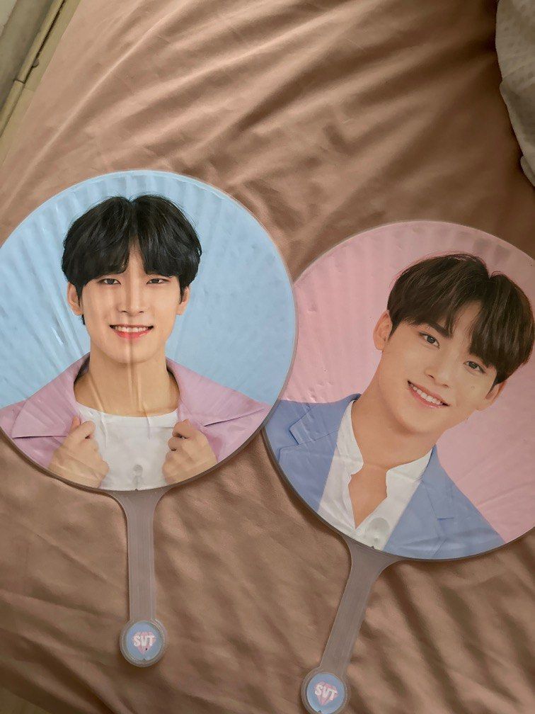 Mingyu and Wonwoo Official Uchiwa/Picket on Carousell
