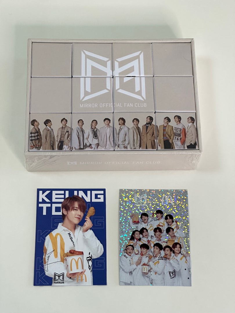 mirror fan club 砌圖 + 麥當勞 閃卡 姜濤卡, 興趣及遊戲, 收藏品及紀念品, 明星周邊 - Carousell